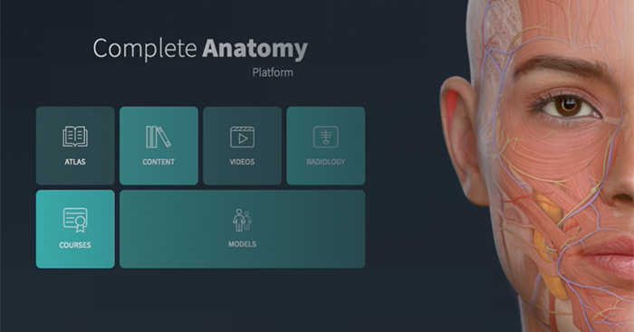 Complete Anatomy 2024 - Atlas giải phẫu cơ thể 3D kèm tài liệu học tập