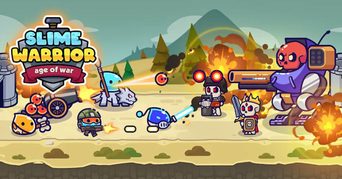 Slime Warrior: The Era of War - Game chiến thuật, phong cách nhàn rỗi