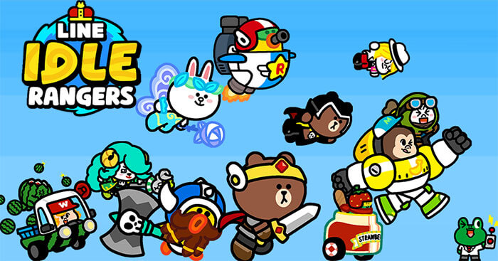 LINE Idle Rangers cho iOS - Game game nhập vai nhân vật LINE chiến đấu ...