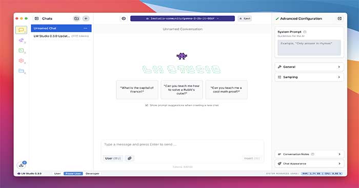 LM Studio cho Linux 0.3.9 - Công cụ chạy LLM trên máy tính cục bộ