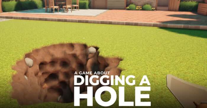Digging a Hole Simulator - Game phiêu lưu đào sâu, khám phá nhiều lớp đất