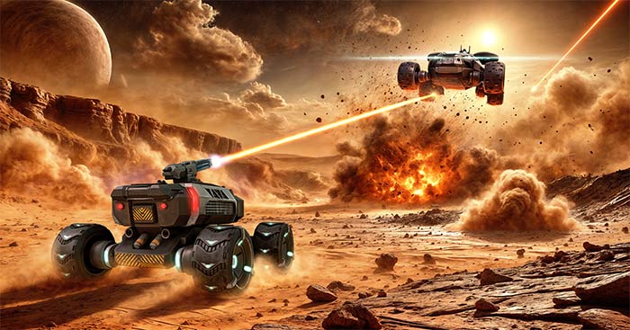 Battle Of Rovers - Game đại chiến xe tự hành - Download.com.vn