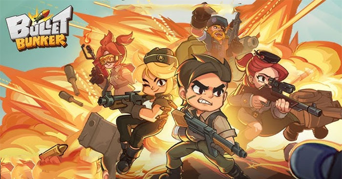 Bullet Bunker cho Android 1.1.6 - Game bắn súng roguelike Thế chiến 2