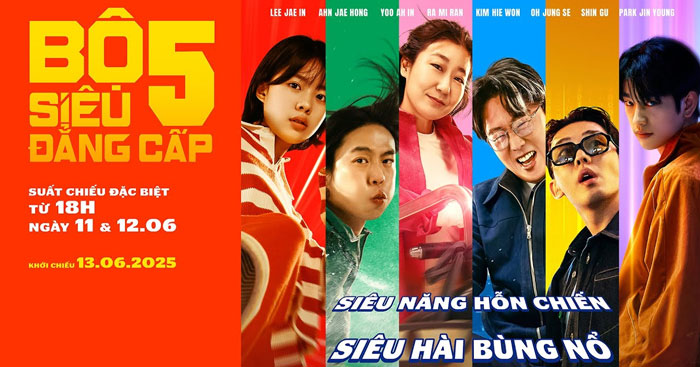 Bộ 5 siêu đẳng cấp - Hi 5 - Phim hành động, thần thoại Hàn Quốc chiếu rạp