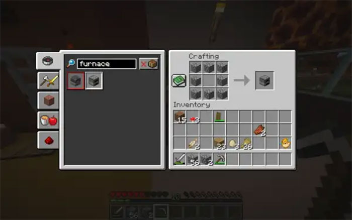 Cách chế tạo Đá mịn Smooth Stone trong Minecraft - Download.com.vn