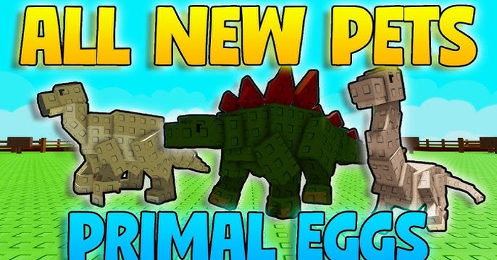 Tất cả thú cưng nở từ Primal Egg trong Grow A Garden - Download.com.vn