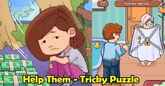 Help Them - Tricky Puzzle - Game giải đố với các thử thách hài hước