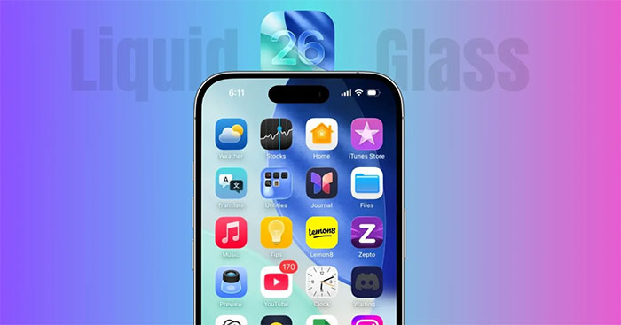 Hướng dẫn tắt Liquid Glass ở iOS 26 trên iPhone - Download.com.vn