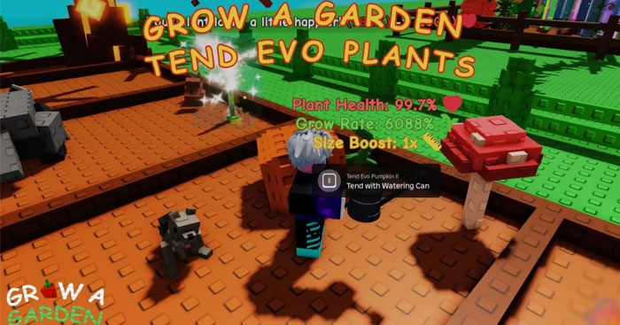 Cách chăm sóc cây Evo Plant trong Grow A Garden - Download.com.vn