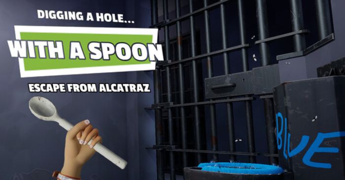 Digging a Hole... with a Spoon... Escape from Alcatraz - Download.com.vn