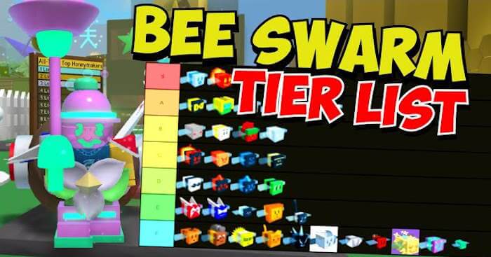 Xếp hạng ong trong game Bee Swarm Simulator - Bees Tier List